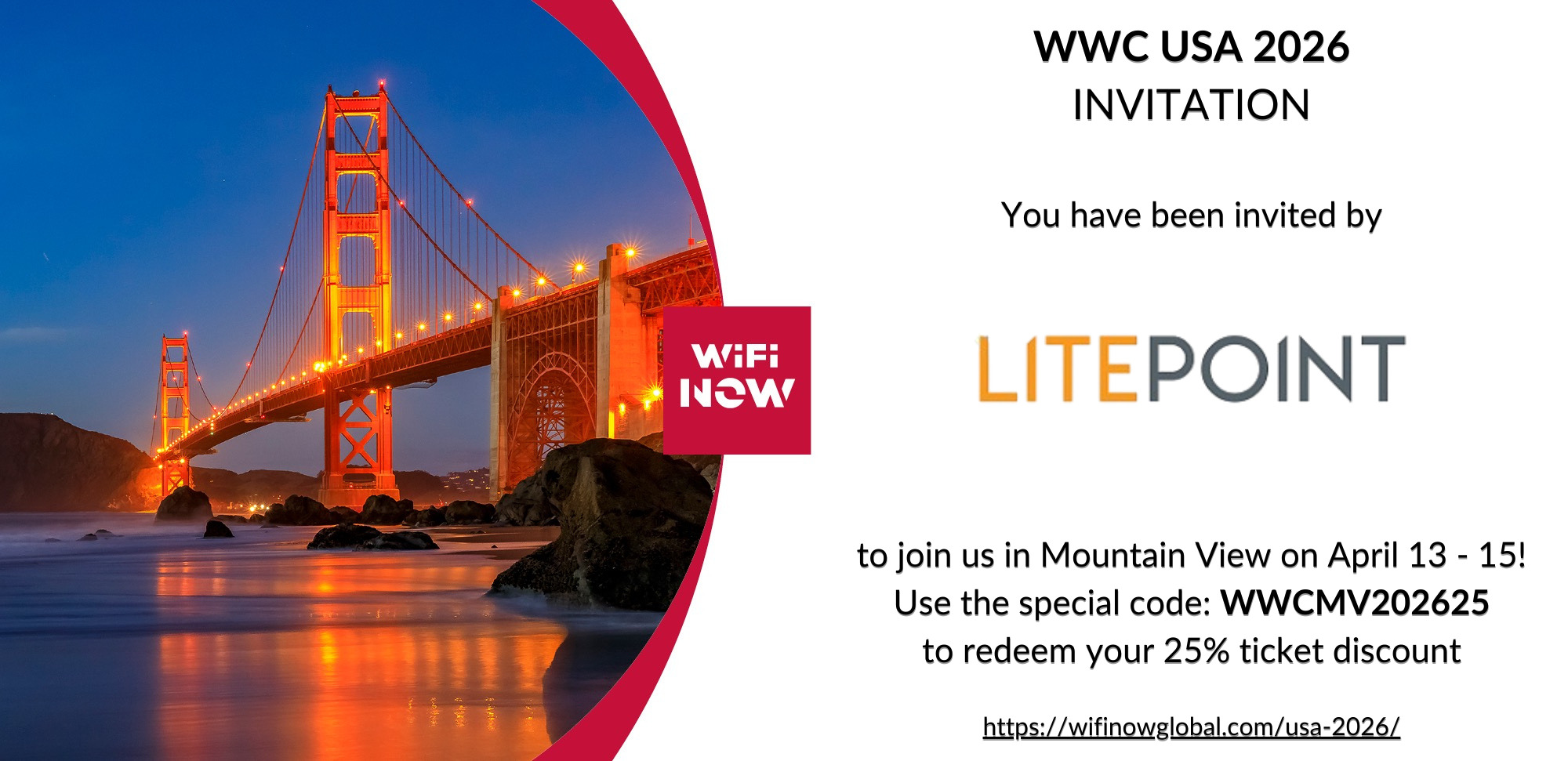 Wi-Fi World Congress USA 2026 - LitePoint